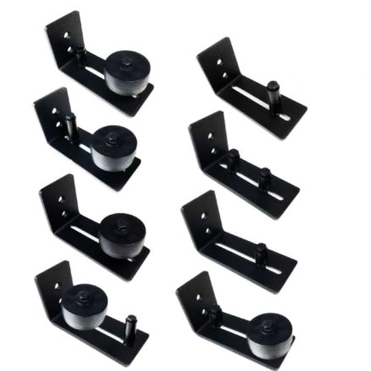 Wall Mounted Adjustable Wheel Door Guide – Dusty's Rustic Rolling Doors