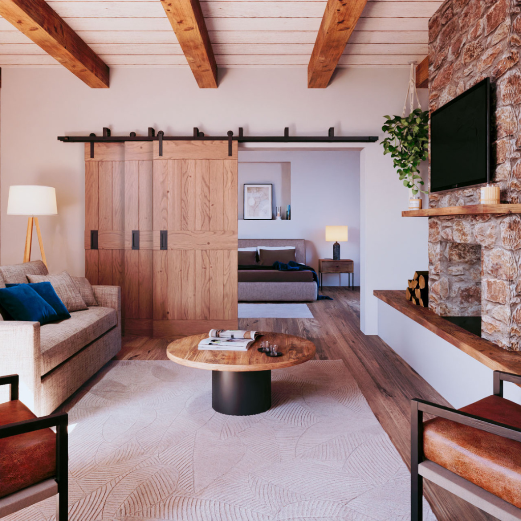 Triple Track Bypass Barn Door Hardware Kit – Dusty's Rustic Rolling Doors