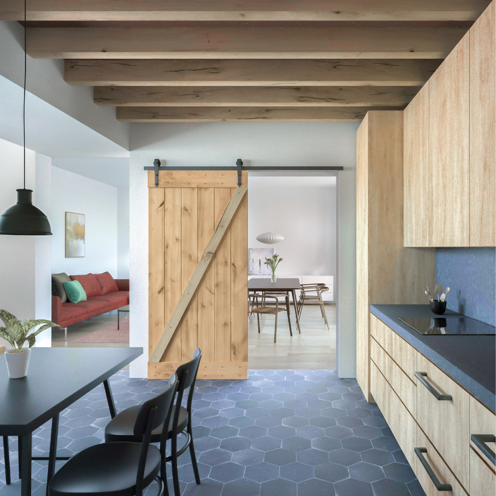 Arrow Single/Double Barn Door Hardware Kit – Dusty's Rustic Rolling Doors