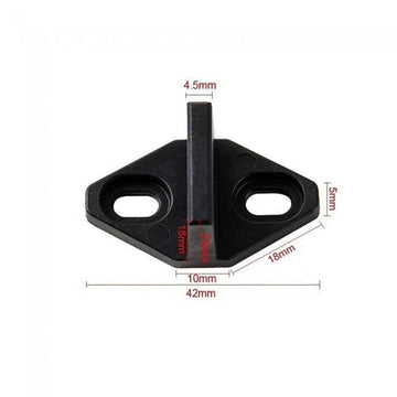 Fin Style Bottom Floor Guide for Sliding Doors – Dusty's Rustic Rolling ...