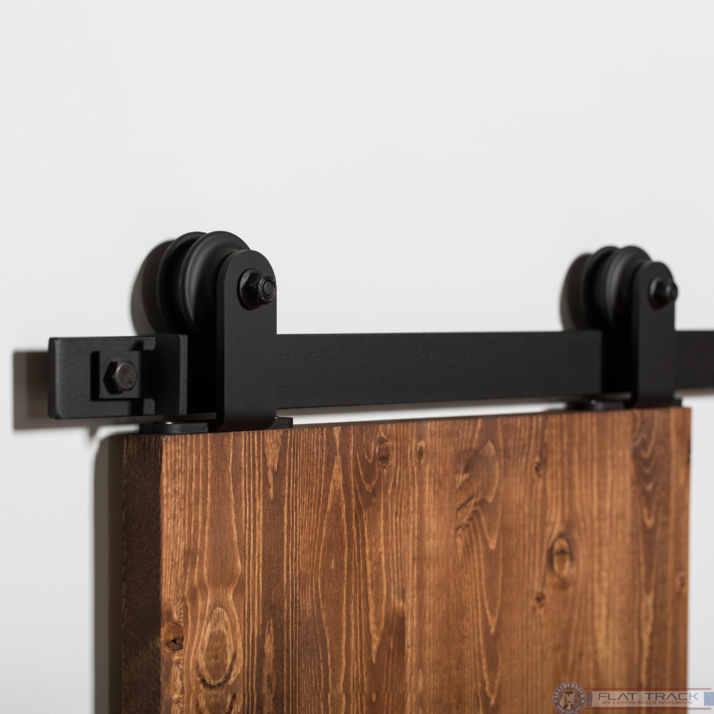 Leatherneck Top Mount Mini Barn Door Hardware Kit, 3' - 8' 200lb ...